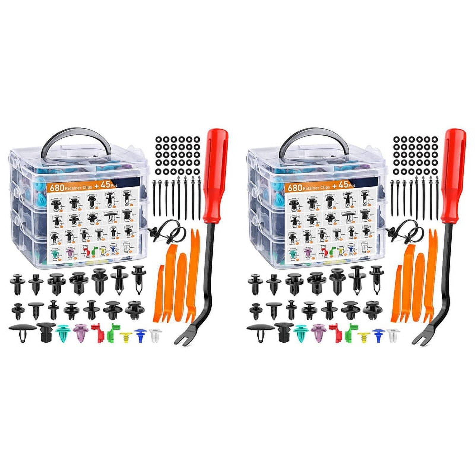 1450Pcs Car Push Retainer Clips & Auto Fasteners Assortment - 23 ...