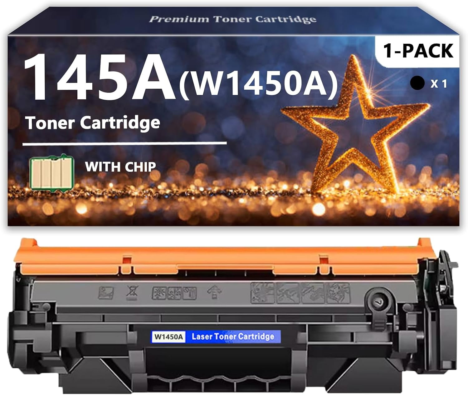 145A W1450A Toner Cartridge Compatible for HP 145A W1450A 145X W1450X ...