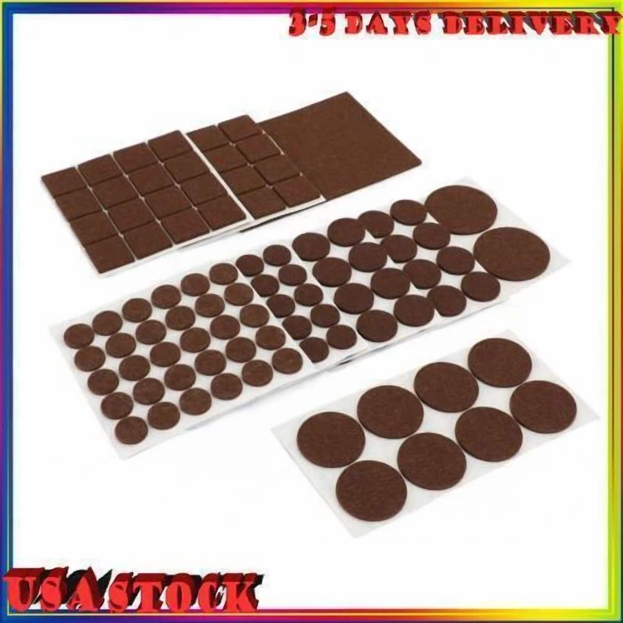 145Pcs Furniture Pads Chair Leg Floor Protectors Felt Pads Hardwood ...