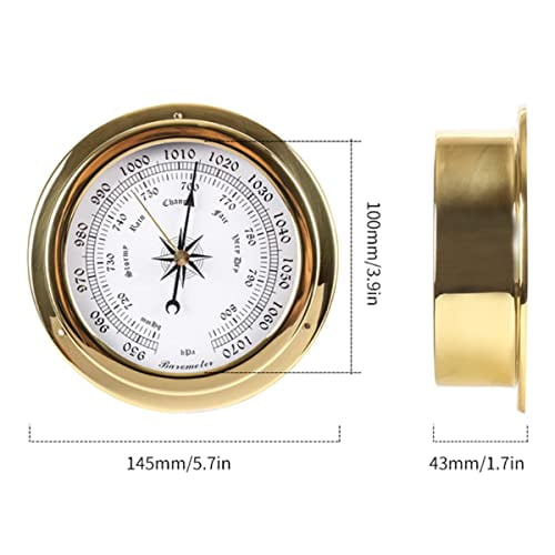 145mm Wall Mounted Barometer, Weather Barometer,Barometric Pressure ...
