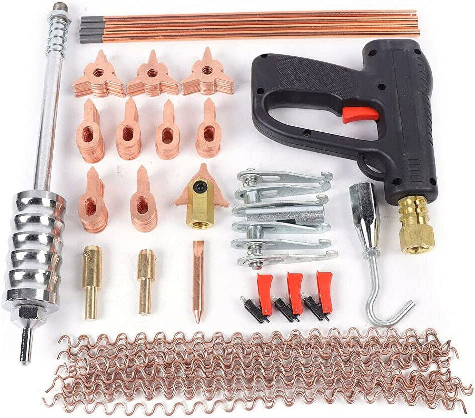 146× Auto Dent Puller Kit Car Body Spot Welder Repair Machine Stud ...
