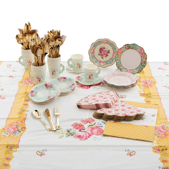 146 Pieces Talking Tables Truly Scrumptious Tableware Kit for 24 Guests ...