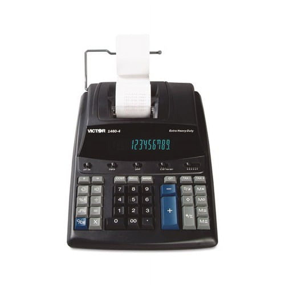 1460-4 Extra Heavy-Duty Printing Calculator Black/Red Print, 4.6 Lines ...