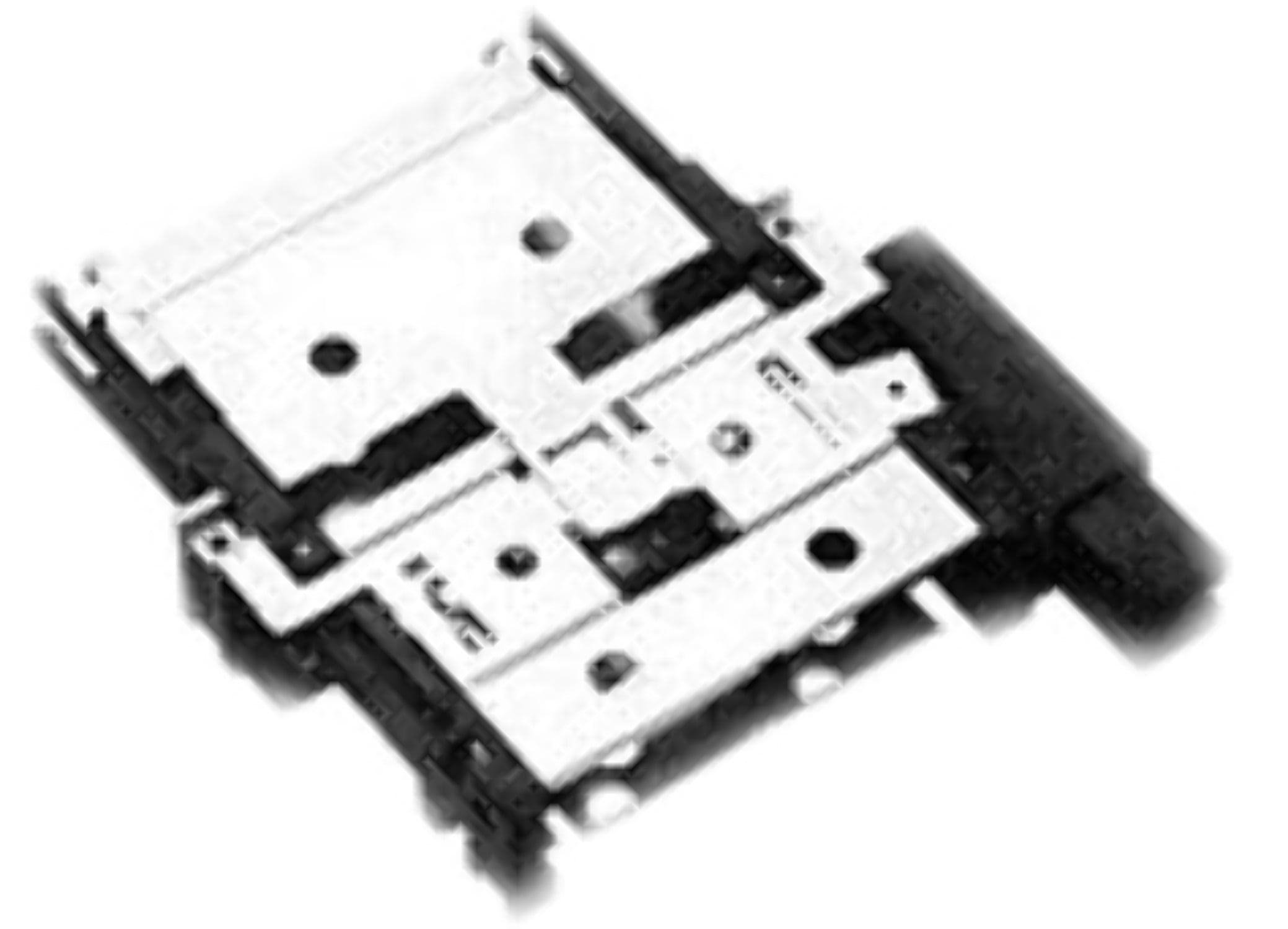1460491-1 Connector Accessories 68 POS PCMCIA Right Button Ejector ...