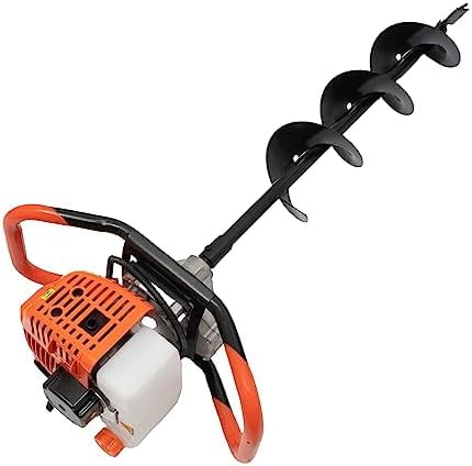 1460W Post Hole Digger, 52CC 2-Stroke Post Hole Digger Earth Auger ...