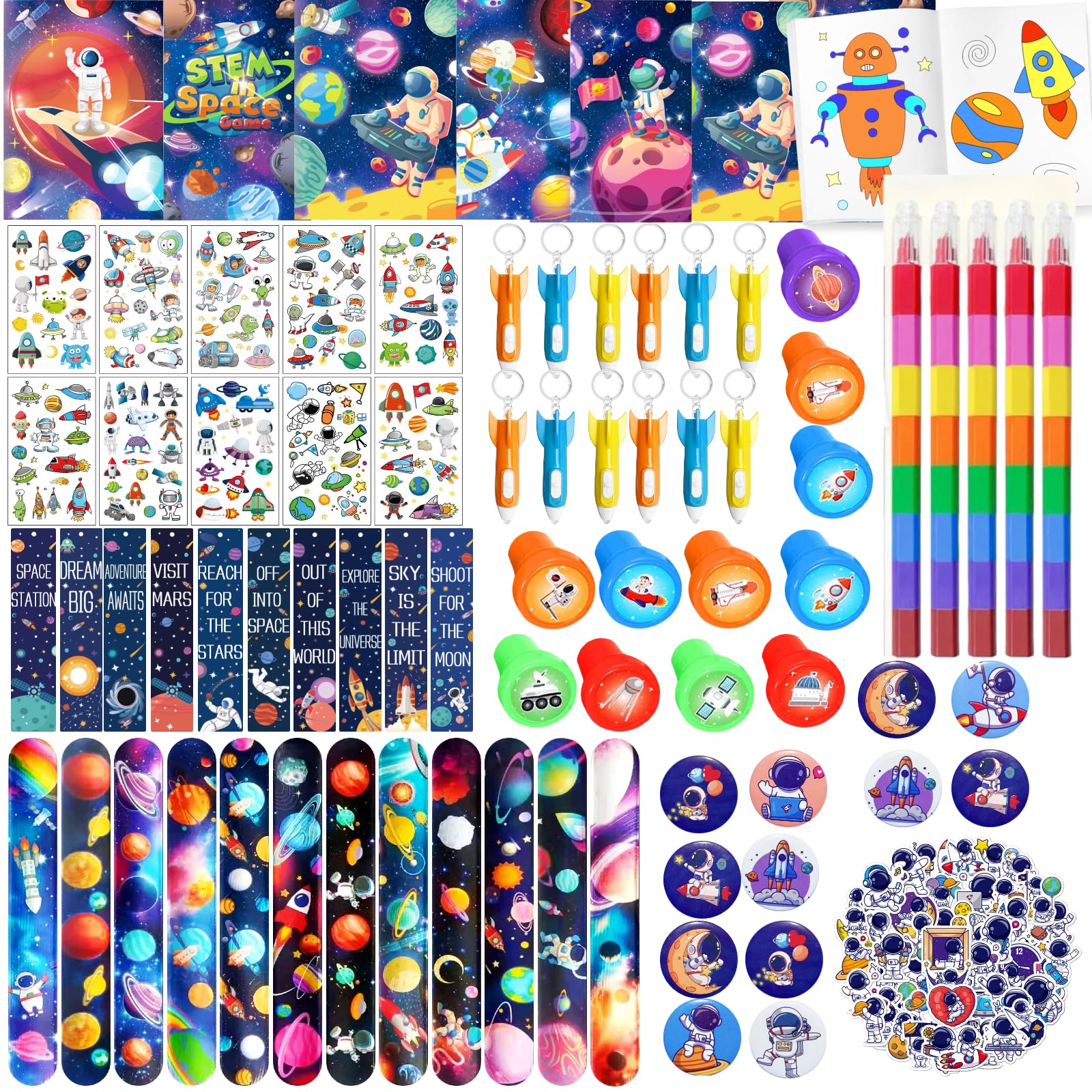 146Pcs Themed Coloring Books with BSL1 Crayons Bulk Party Favors for ...