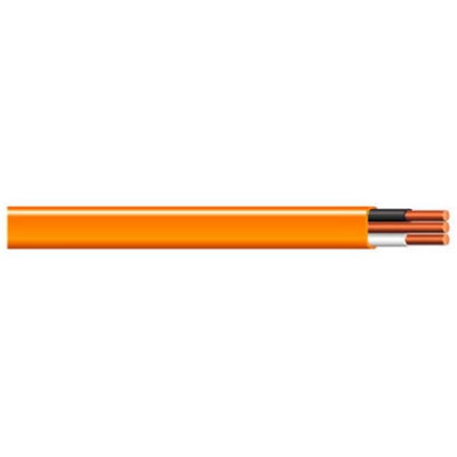 147-1802AR 25-Feet 10/2 NM-B Solid with Ground Wire | Orange - Walmart.com