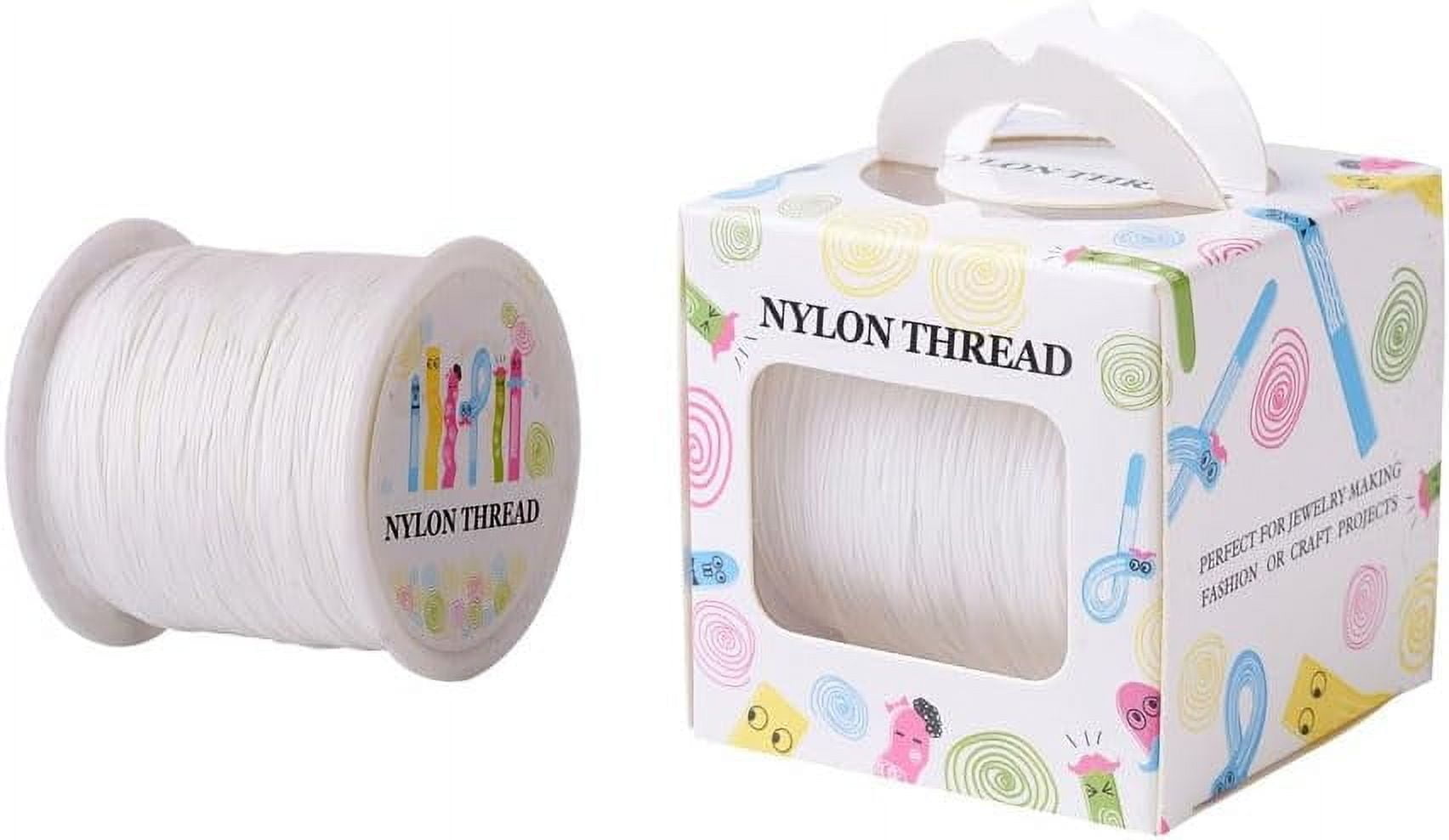 147 Yard 0.5mm Nylon Beaded Rope Wind Chime Rope Replace Nylon Thread ...
