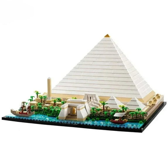 1476PCS Great Pyramid of Giza MOC Building Set (Compatible 21058 ...