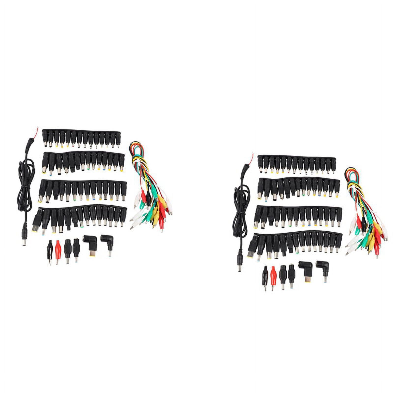 148 Pcs Universal Laptop DC Supply Adapter Connector Plug AC Conversion ...