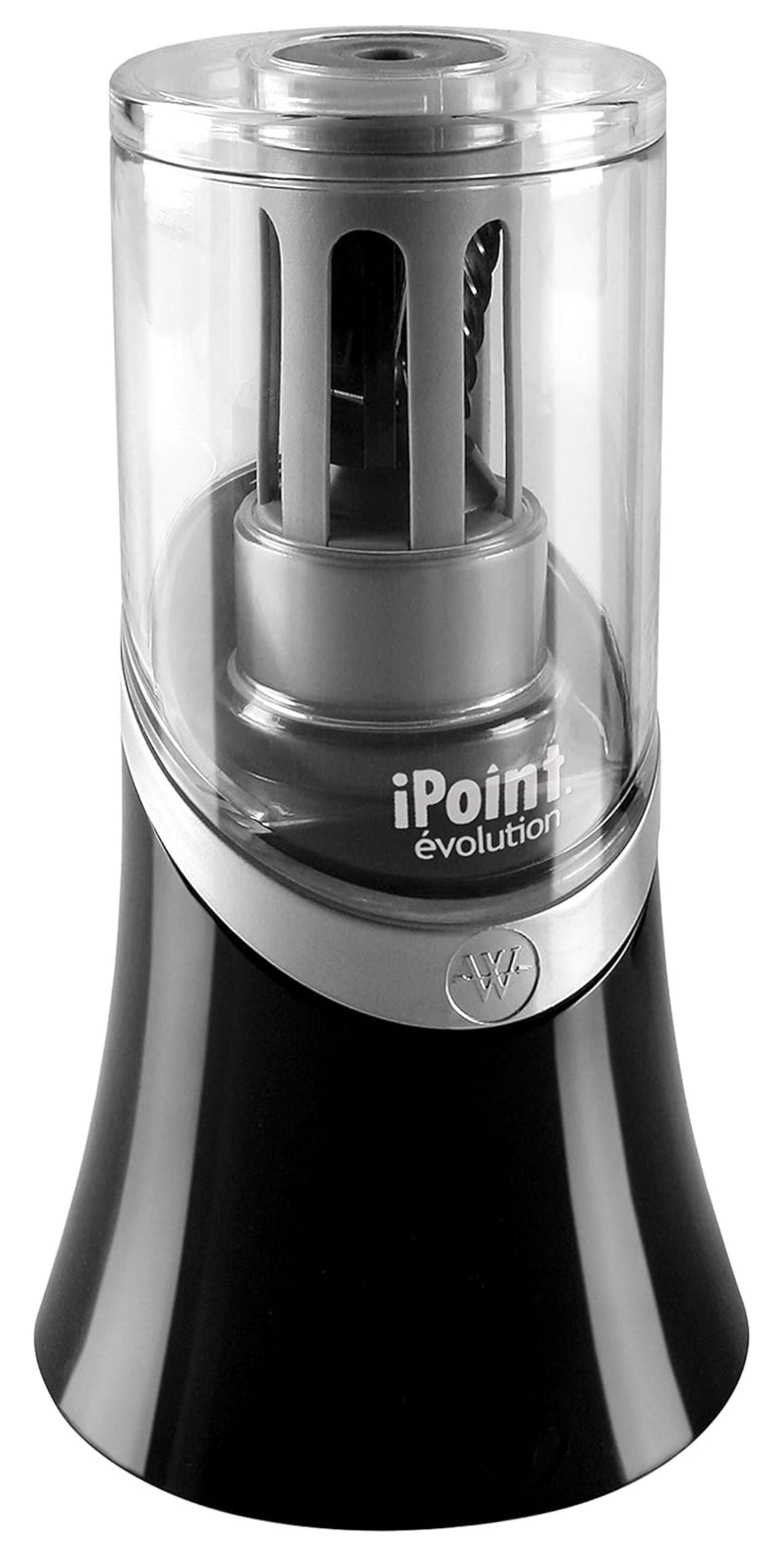 14888 iPoint Evolution Electric Pencil Sharpener, Black and Silver ...