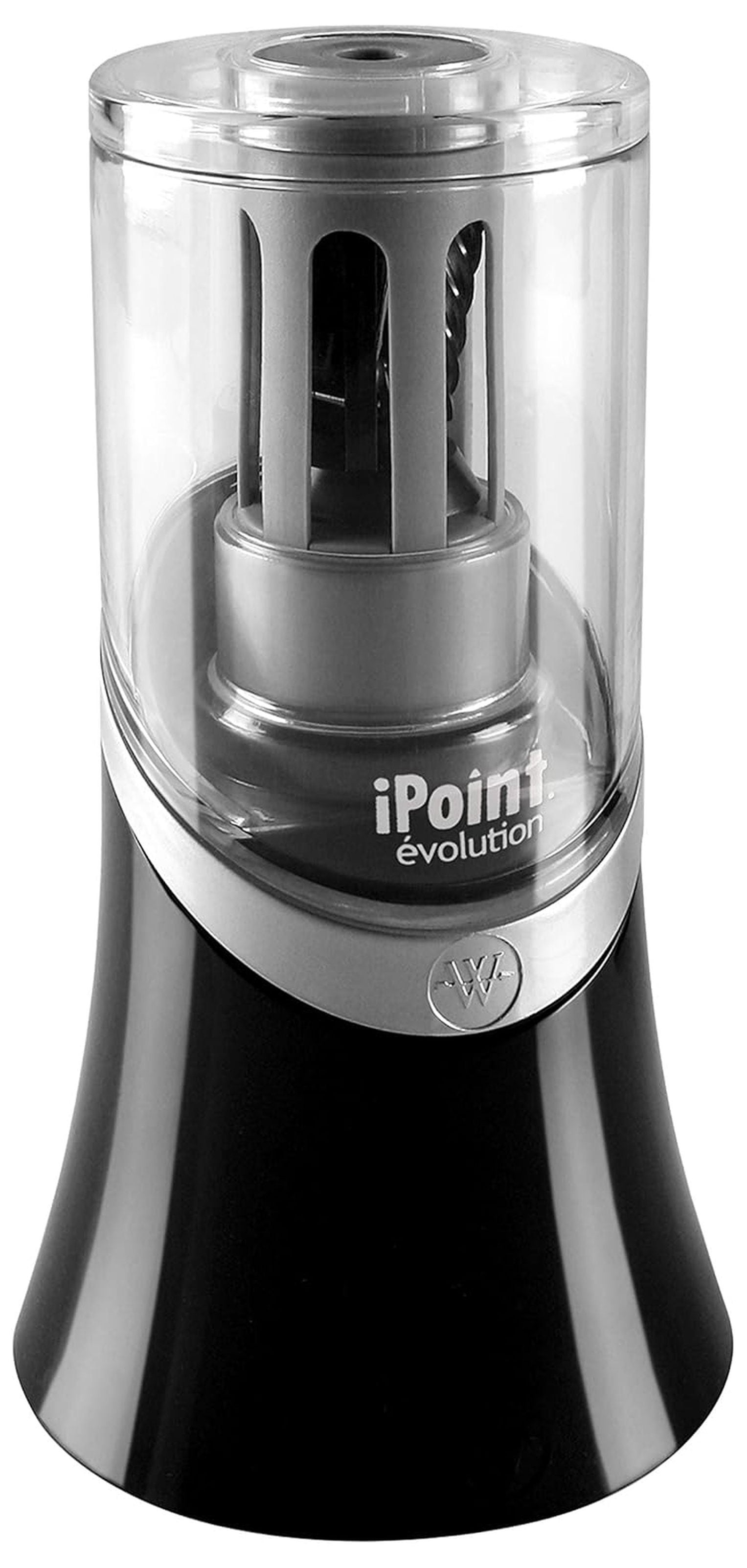 14888 iPoint Evolution Electric Pencil Sharpener, Black and Silver ...