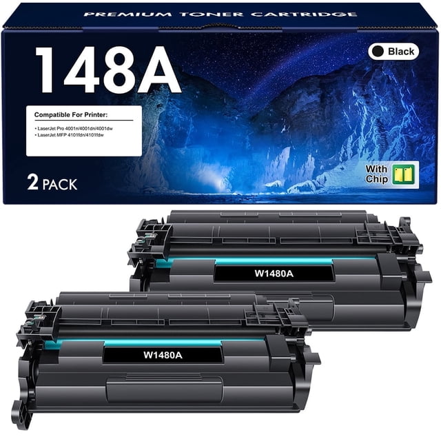 148A 148X Toner Cartridge with Chip Compatible for HP W1480A 148A ...