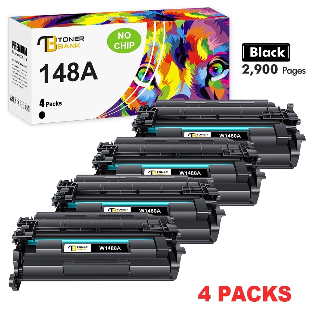148A 148X without Chip Toner Cartridge Compatible for HP W1480A 148A ...