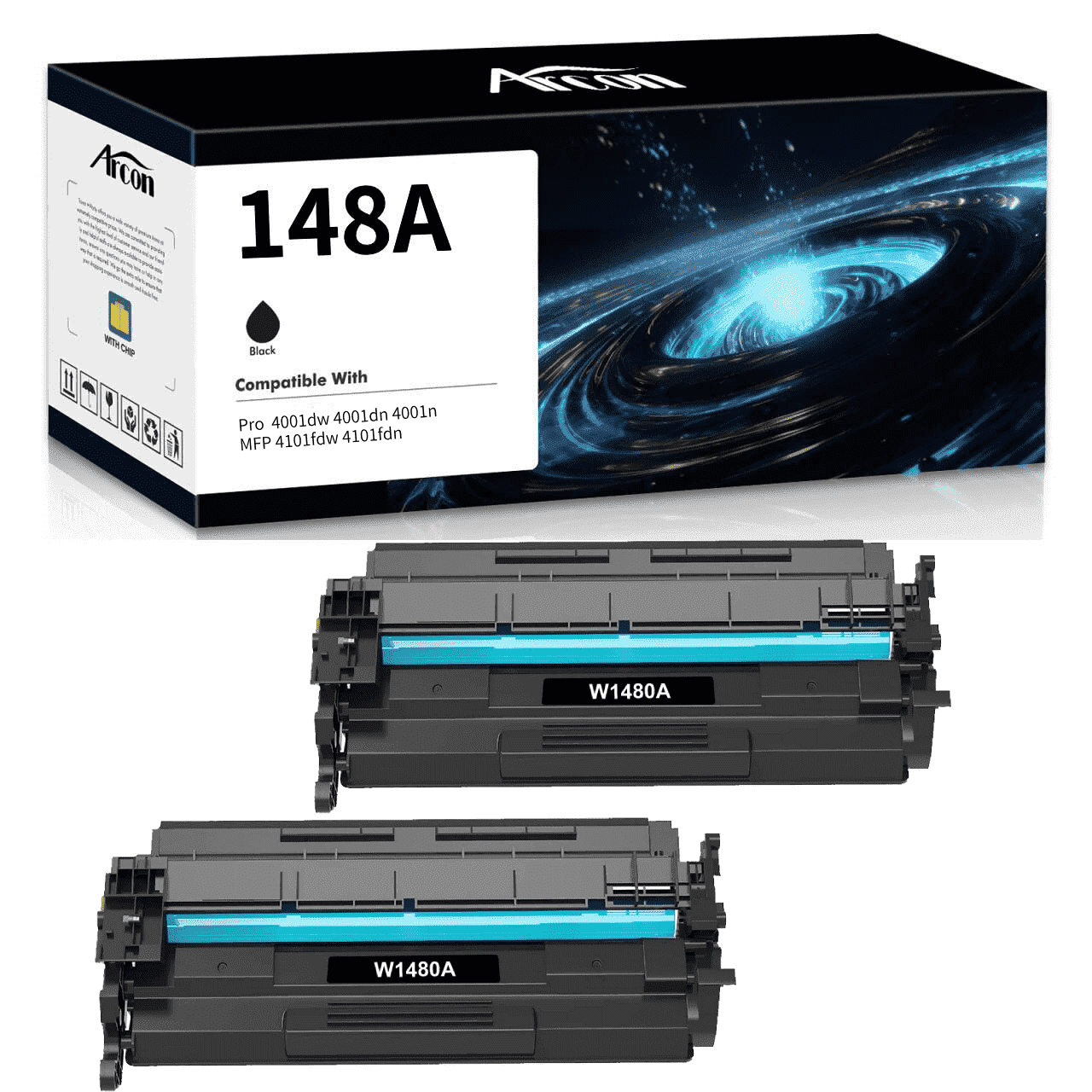 148A Toner Cartridge (with Chip, 3000 Pages) Compatible for HP 148A ...