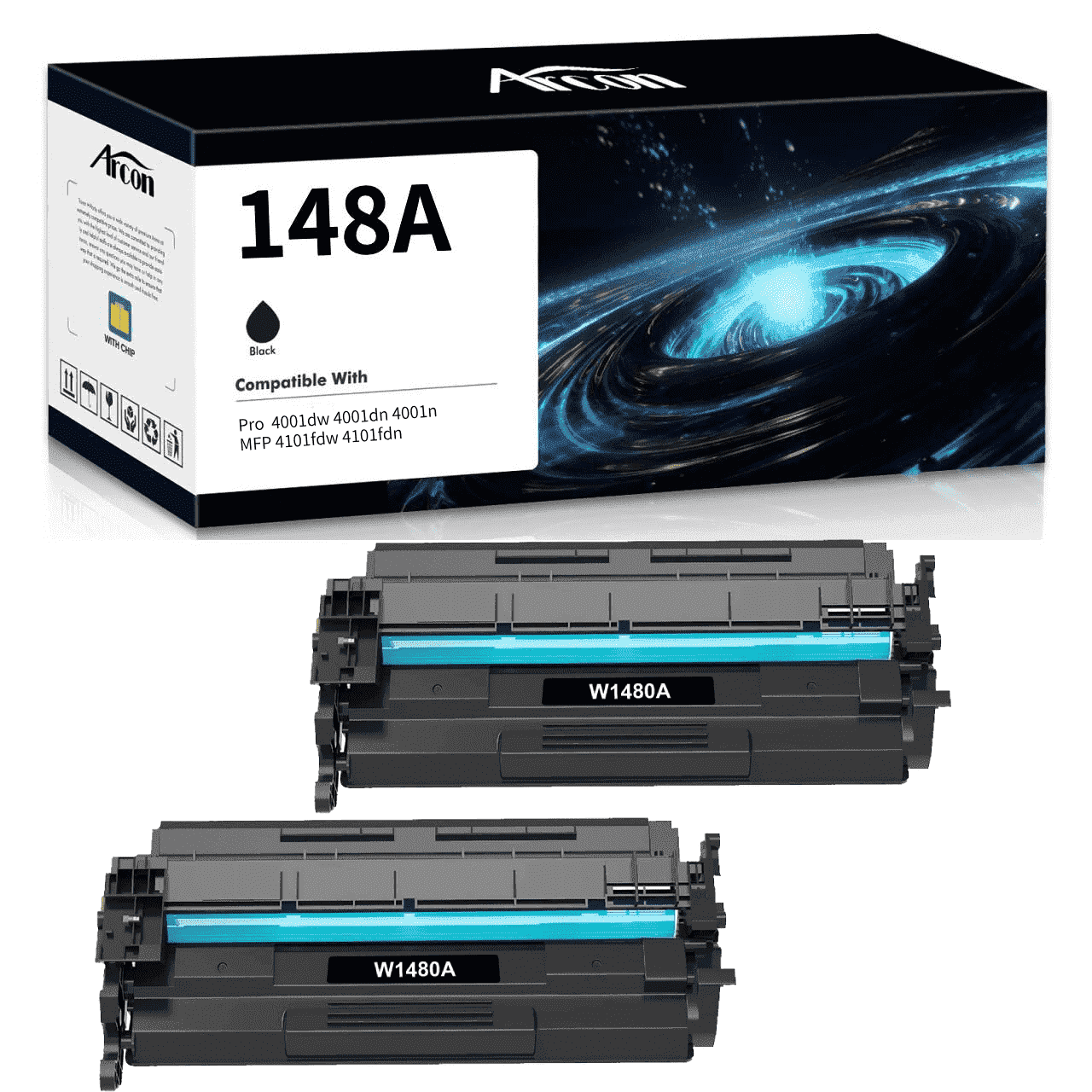 148A Toner Cartridge (with Chip, 3000 Pages) Compatible for HP 148A ...