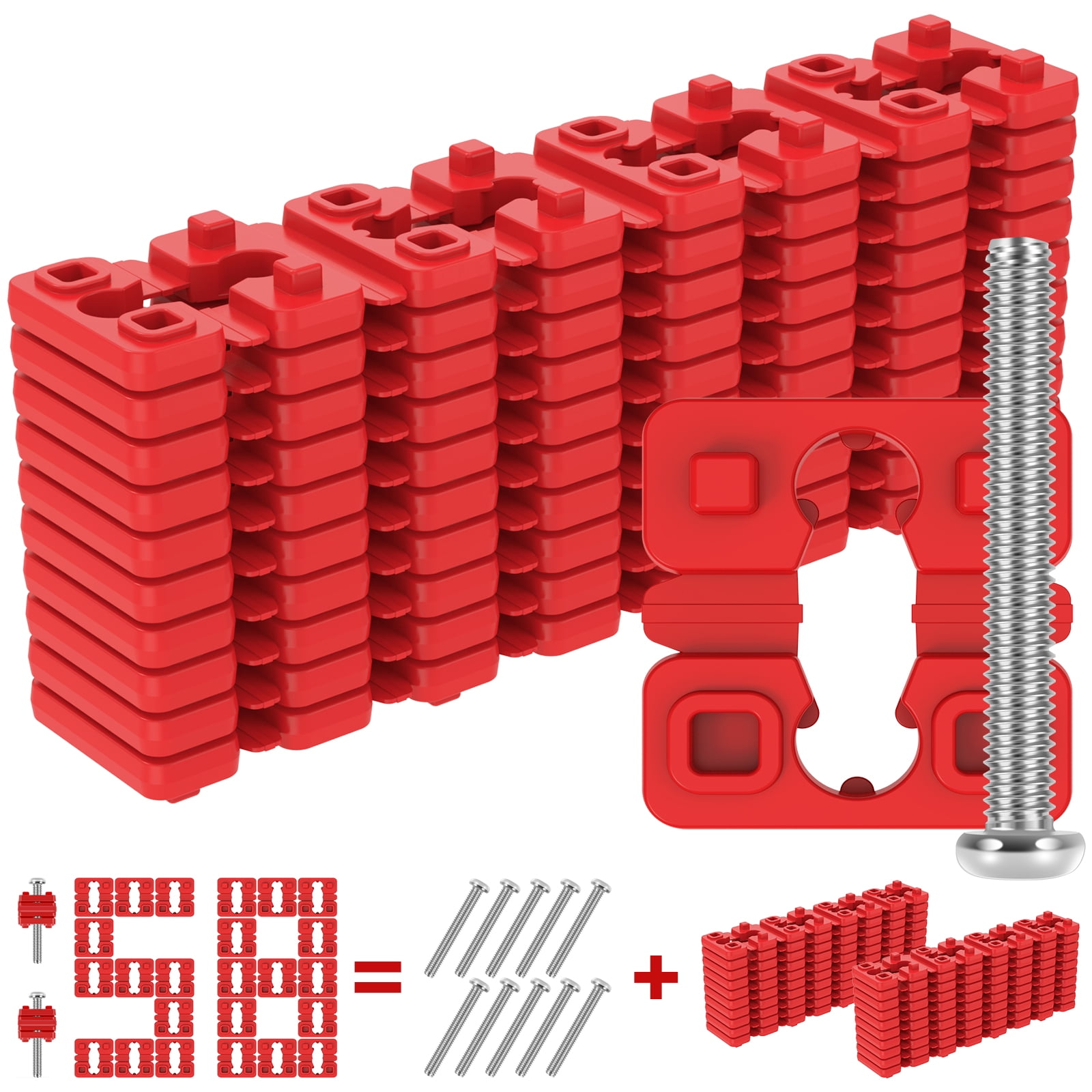 148Pcs Outlet Spacers with 10 Screws Plastic Electric Wall Switch and ...