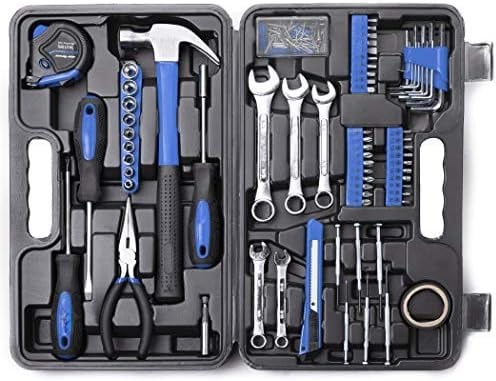 148Piece Tool Set General Household Hand Tool Kit with Plastic Toolbox ...