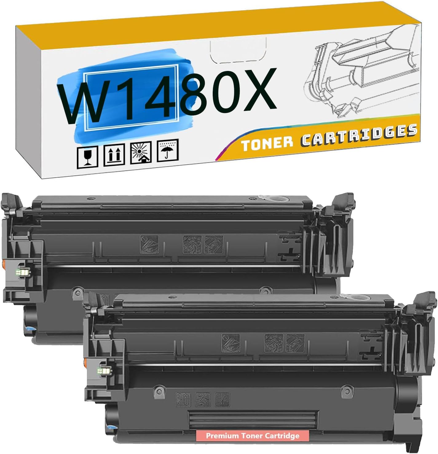 148X W1480X Toner Cartridge, Compatible for HP 4001n 4001dn 4001dw MFP ...