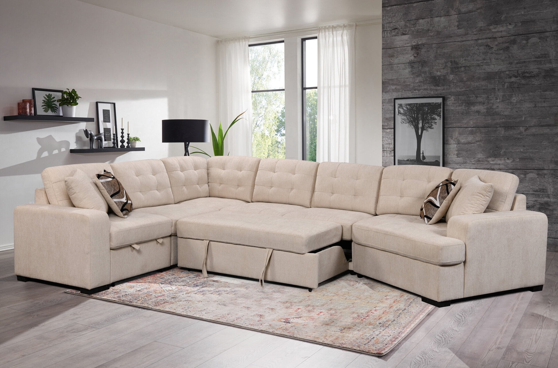 Extra Wide Chaise Sectional