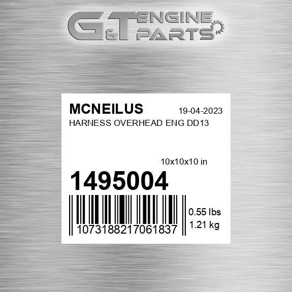 1495004 HARNESS OVERHEAD ENG DD13 fits McNeilus (New OEM) - Walmart.com
