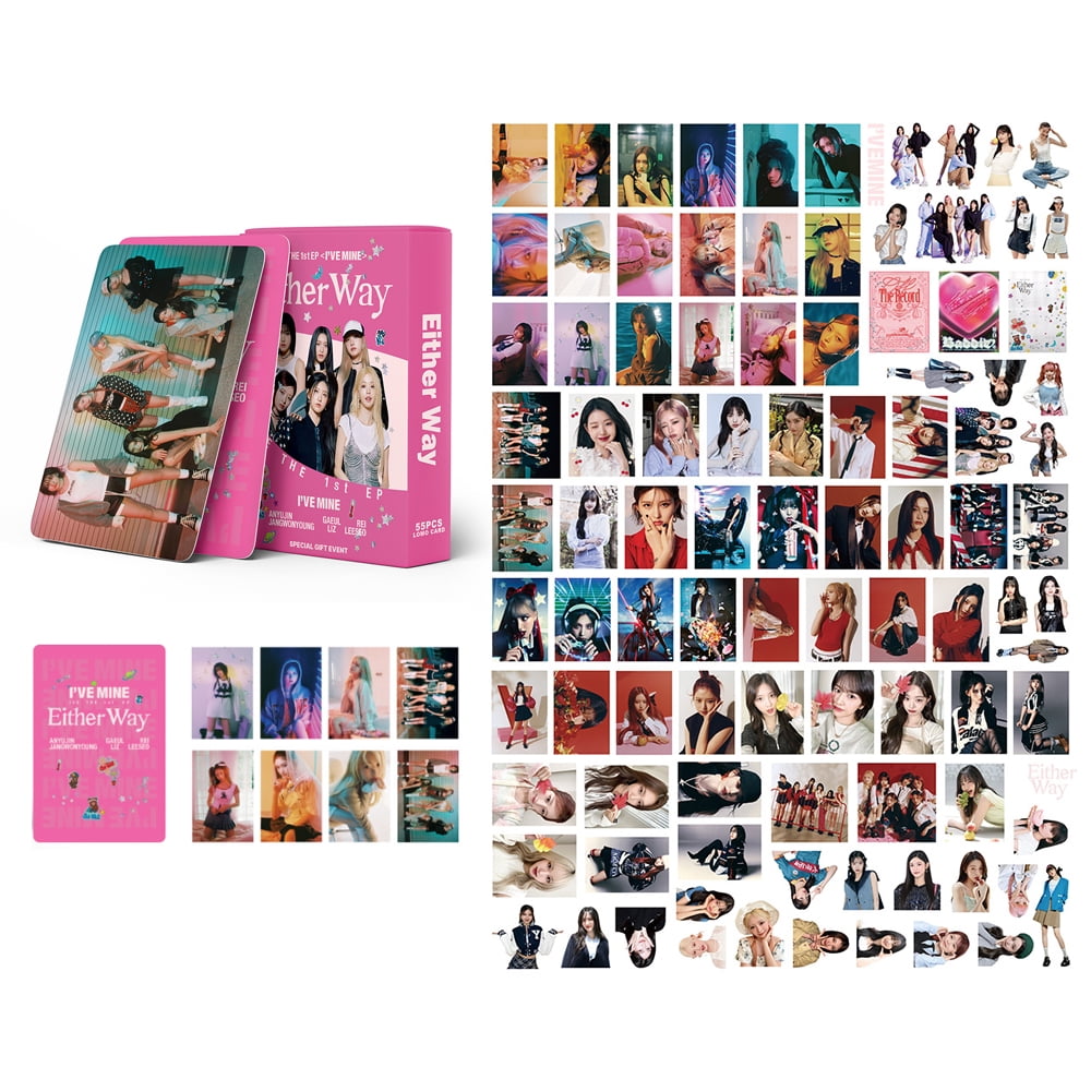 149Pcs IVE LOMO Cards & Sticker Pack I'VE MINE-Album Gift Box Set KPOP ...