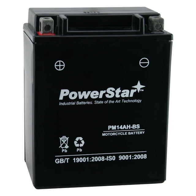 14AH-BS PowerStar SLA AGM Battery - Walmart.com