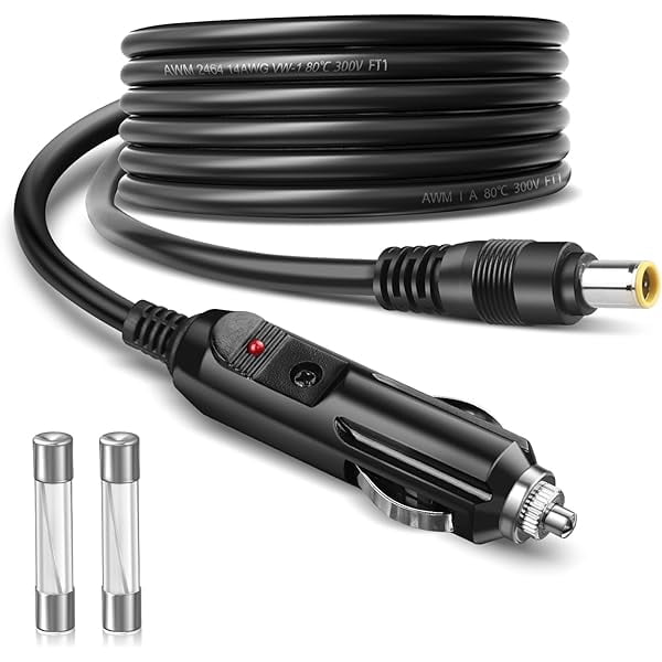 14AWG Car Cigarette Lighter to DC DC7909 Male Connector Adapter Cable ...