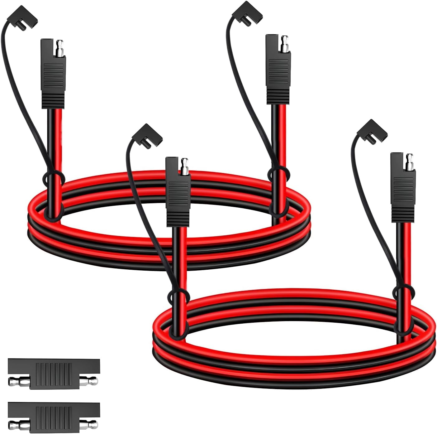 14AWG SAE Extension Cable SAE to SAE Quick Connector Disconnect Plug Wire with SAE Polarity ...