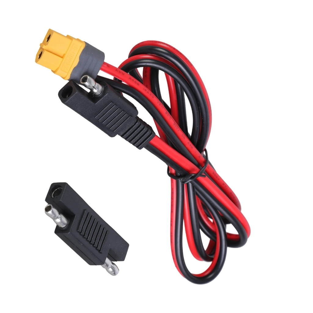 14AWG XT60 to SAE Cable, XT60 Female to SAE Solar Extension Powers ...