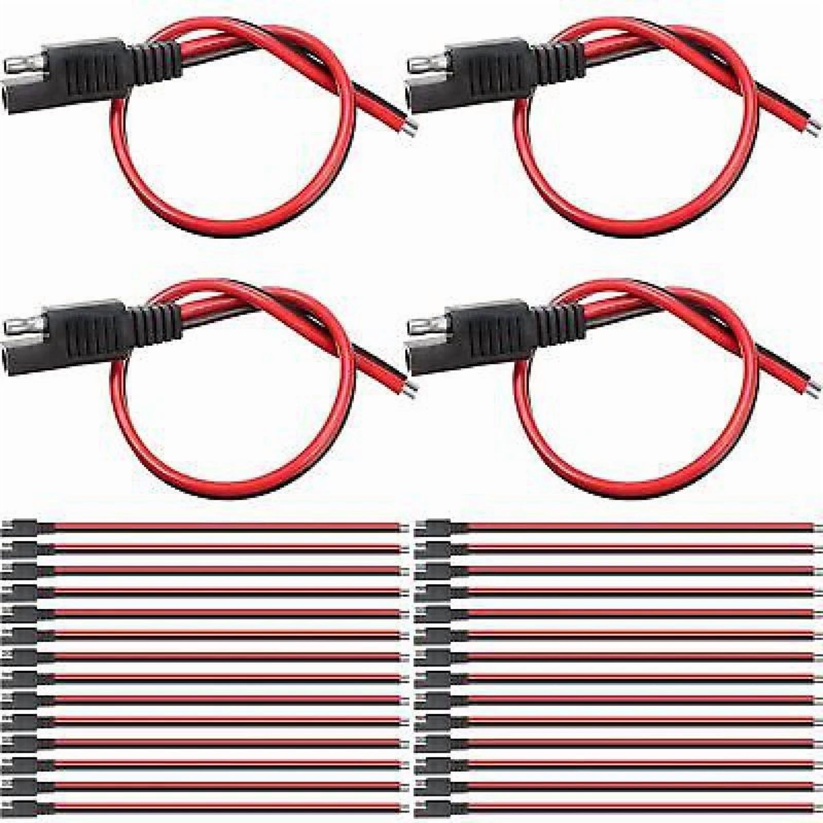 14Awg Connectors Cable Compatible W/Sae 30Cm 2 Pin Quick Disconnect ...