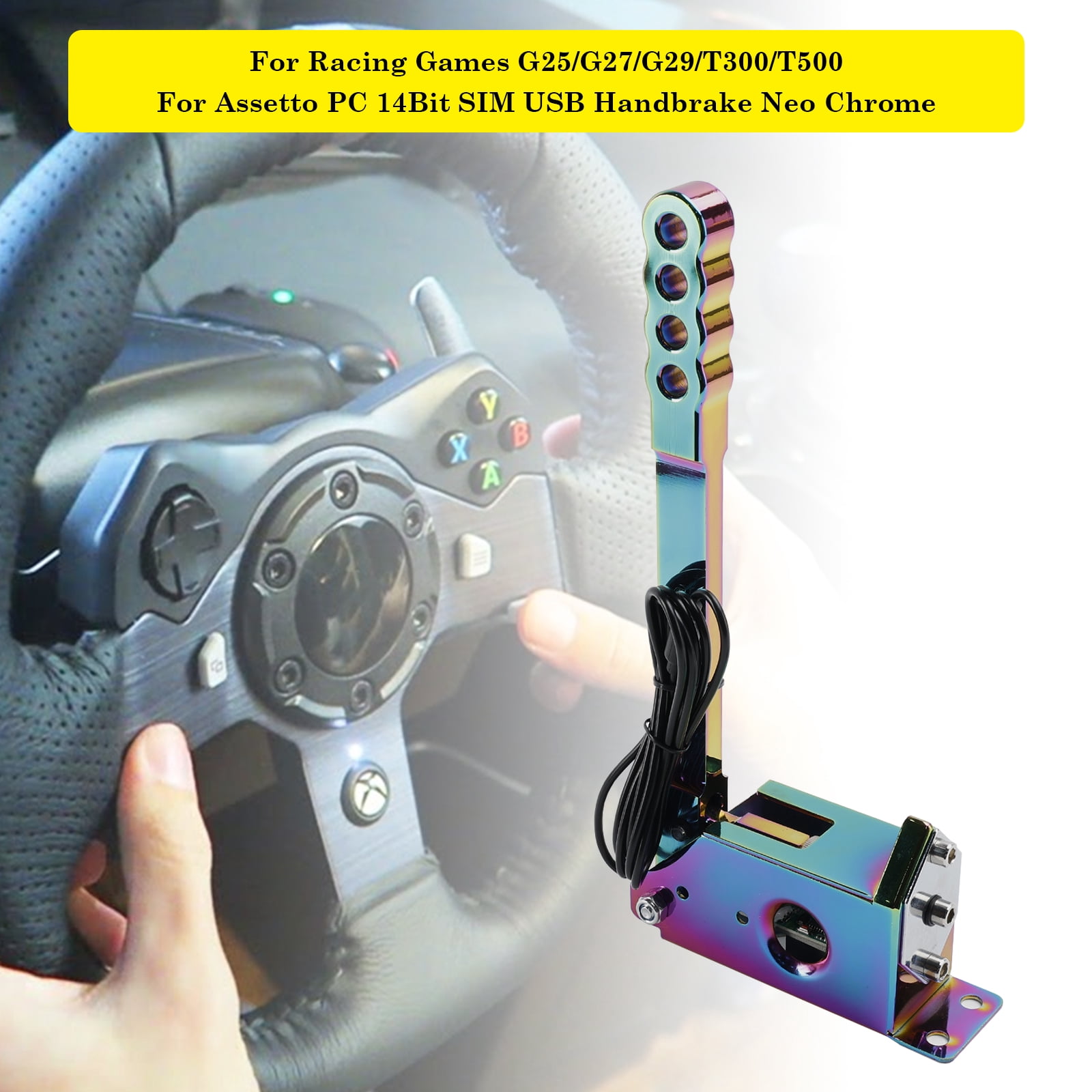 14Bit SIM USB Handbrake For Assetto PC Racing Games G25/G27/G29/T300 ...