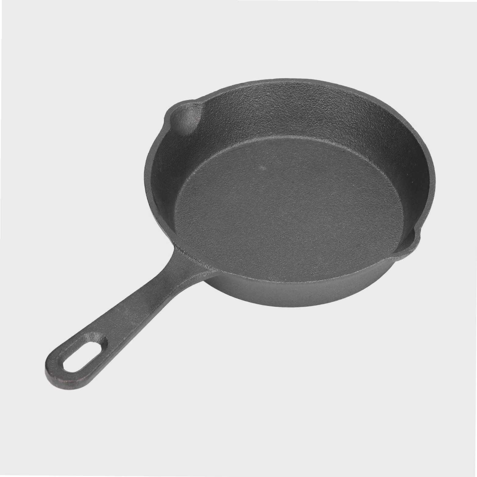 14CM Diameter Cast Iron Mini Frying Pan Flat Bottomed Non Stick Frying ...
