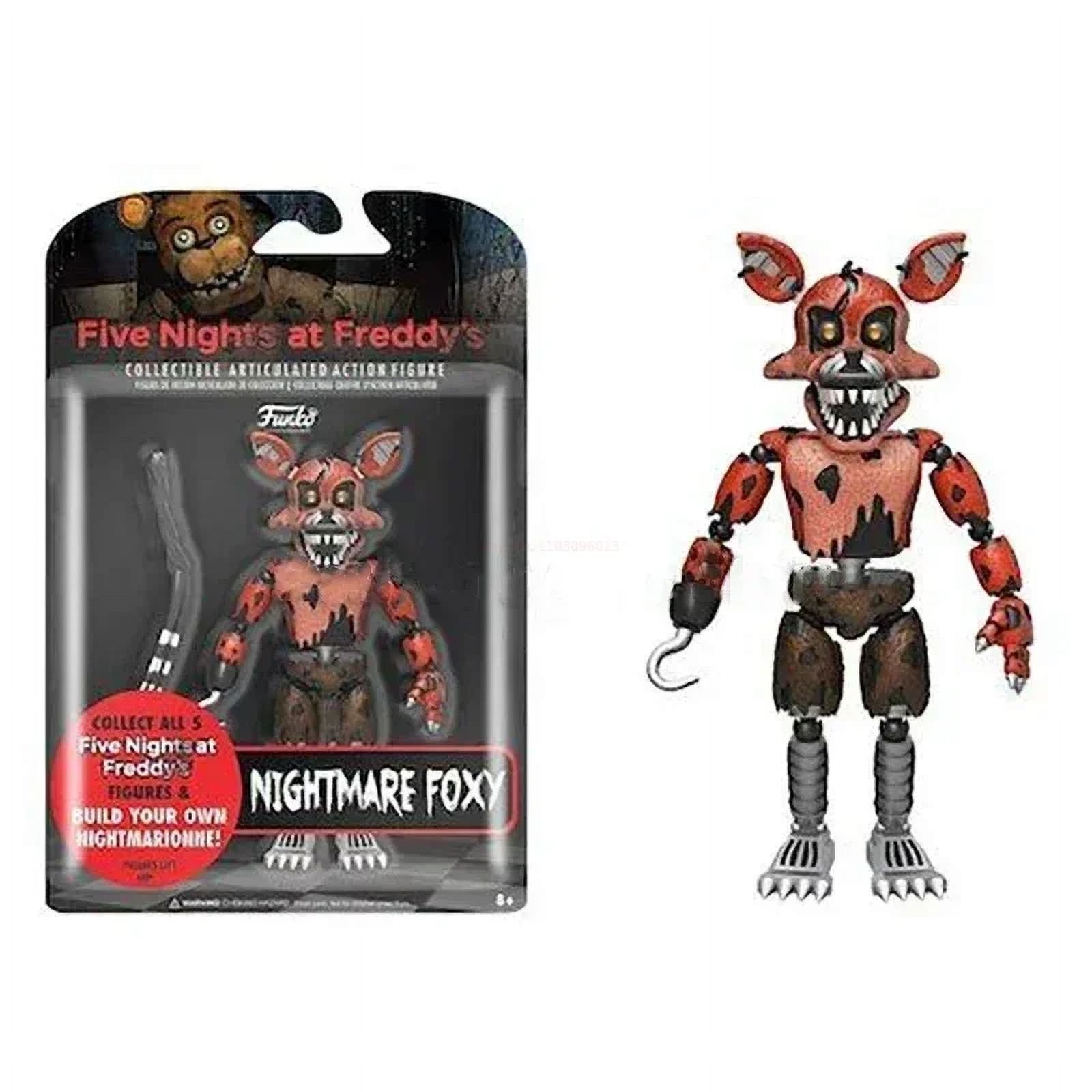 14CM FNAF Figures Nightmare Freddy Bonnie Foxy Chica Action Figure ...