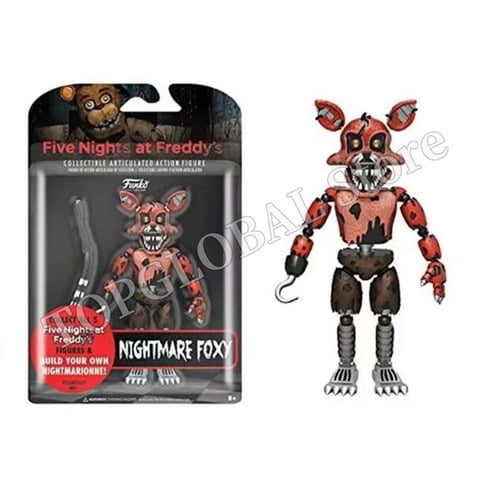 14CM FNAF Figures Nightmare Freddy Bonnie Foxy Chica Action Figure ...