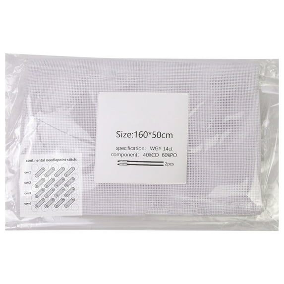 14CT Canvas Sheets Needle Point Canvas Practical Mesh Sheets for ...