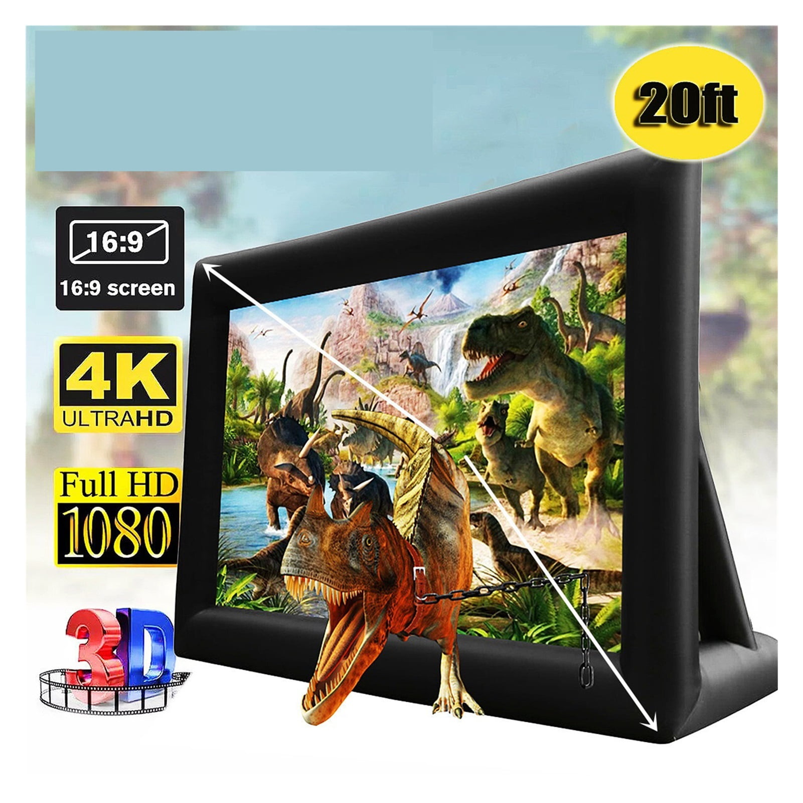 14FT 20FT Inflatable Indoor And Outdoor Blow Up Mega Movie Projector ...