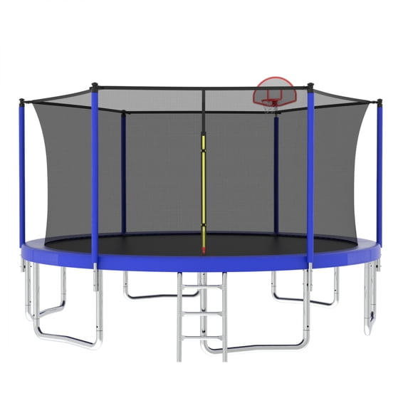 14FT Large Recreational Trampoline for Kids & Children - Safety ...
