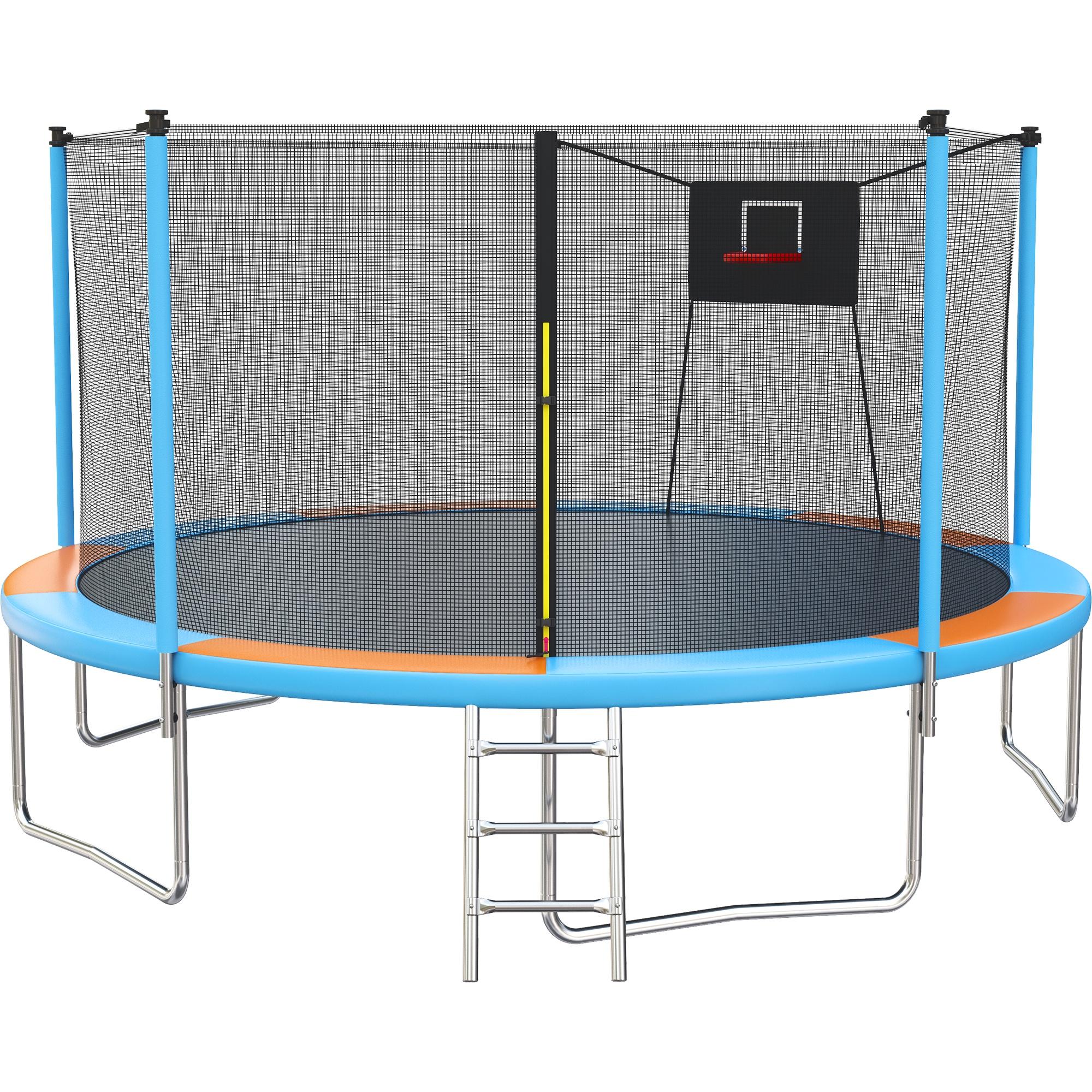 14FT Trampoline for Kids and Adults, SEGMART Upgraded Outdoor ...