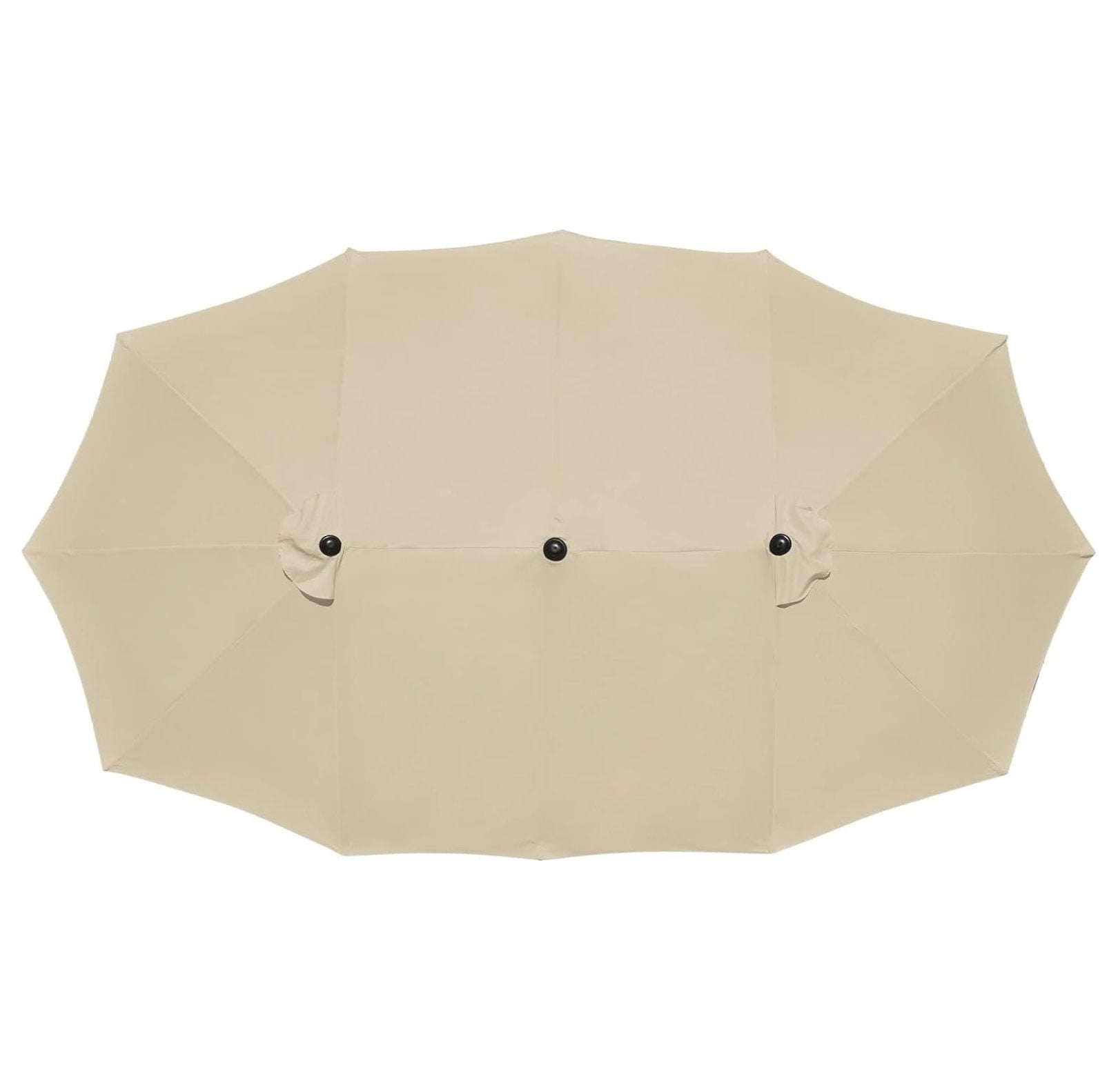 14Ft Double Sided Umbrella Replacement Canopy Market Long Table Top ...