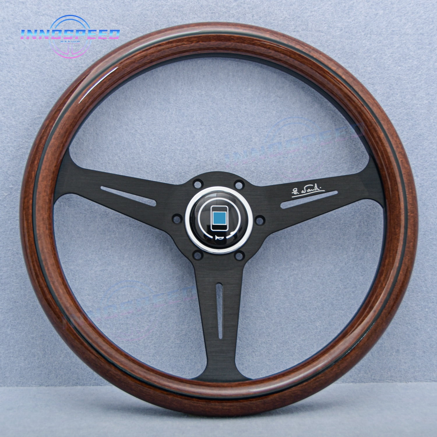 14Inch Universal Classic Nardi ABS Wood Steering Wheel JDM Racing ...