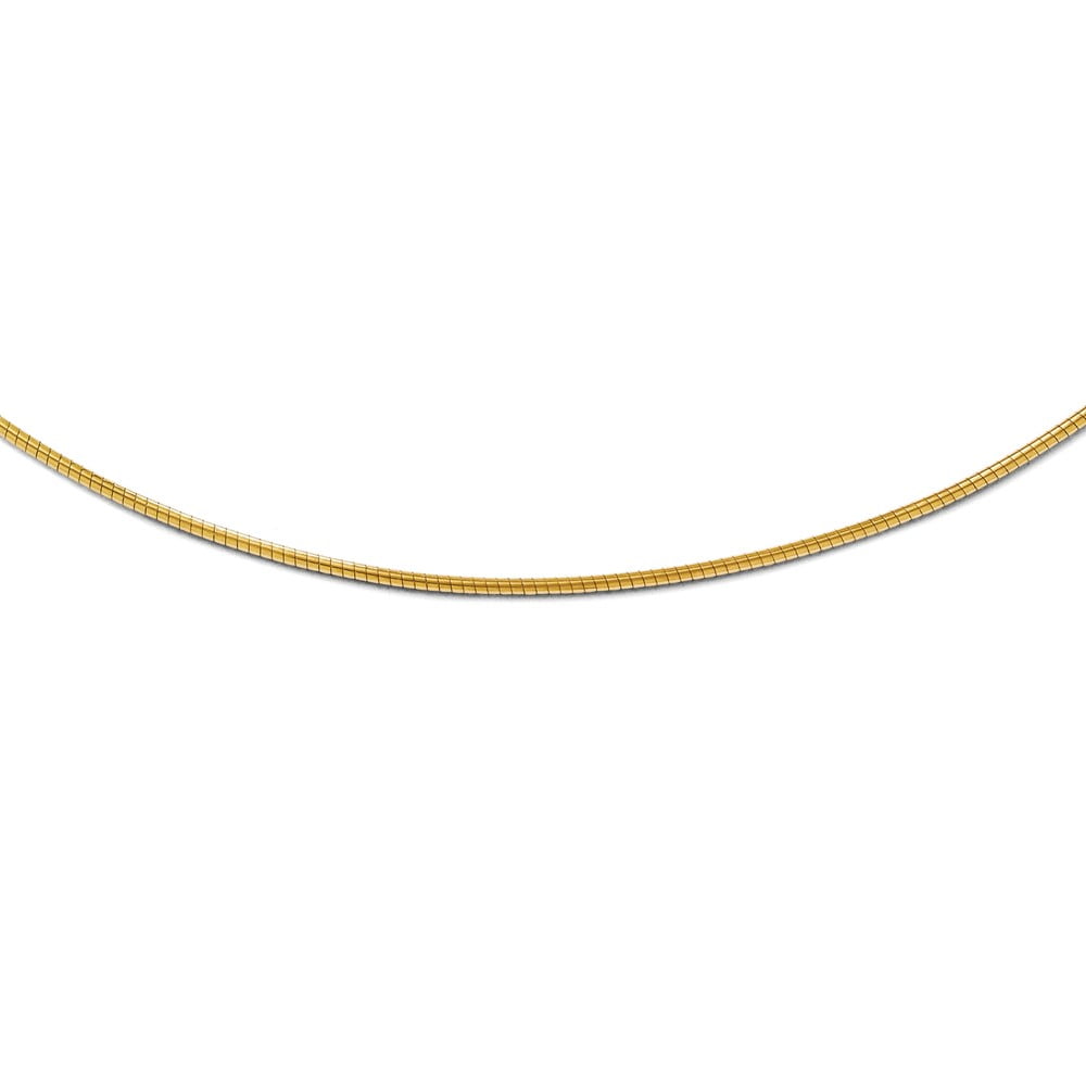 14K 1.2mm Omega/Detachable clasp - Walmart.com