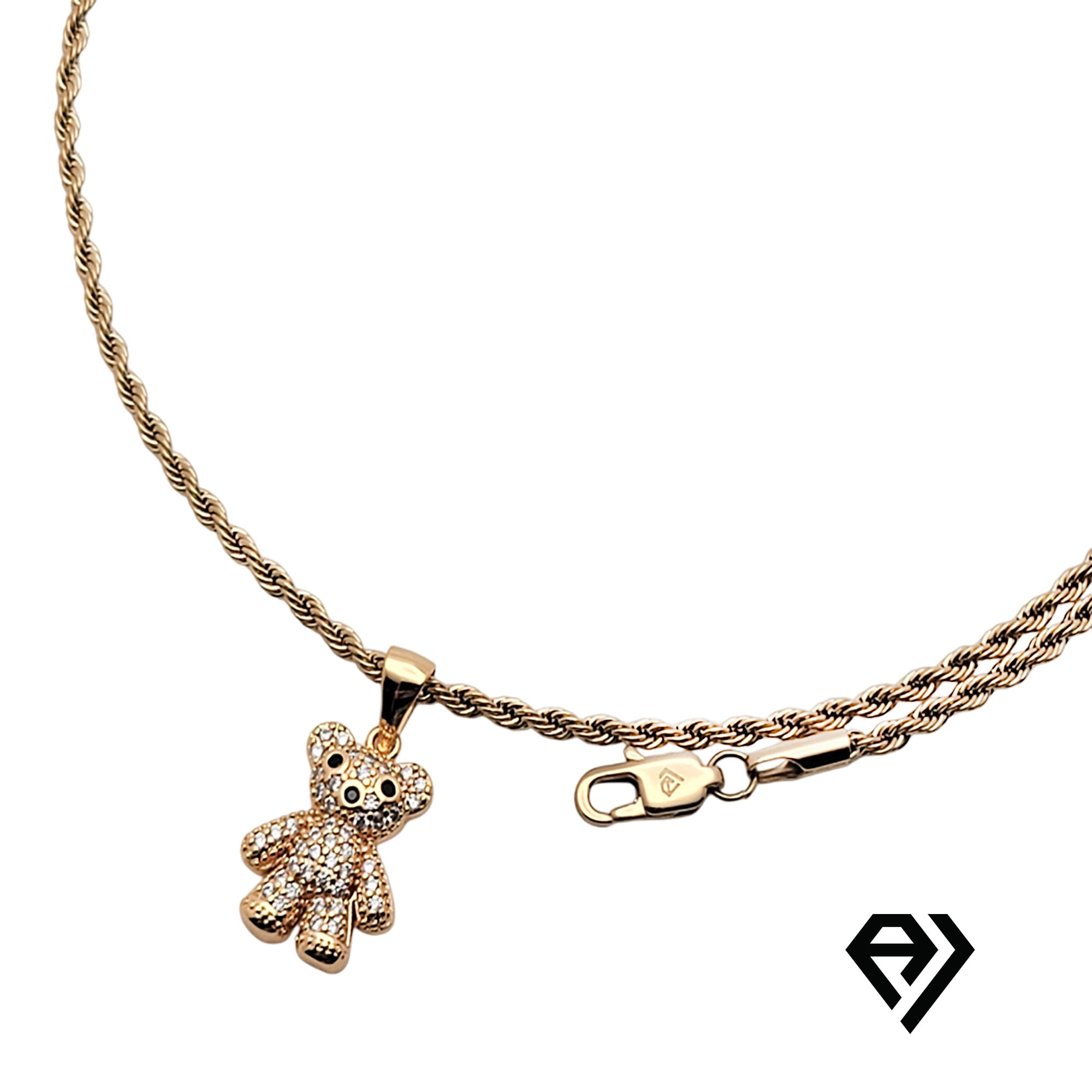 14K Bonded Gold Rope Chain, Unisex Christmas Gift for Women, Men ...