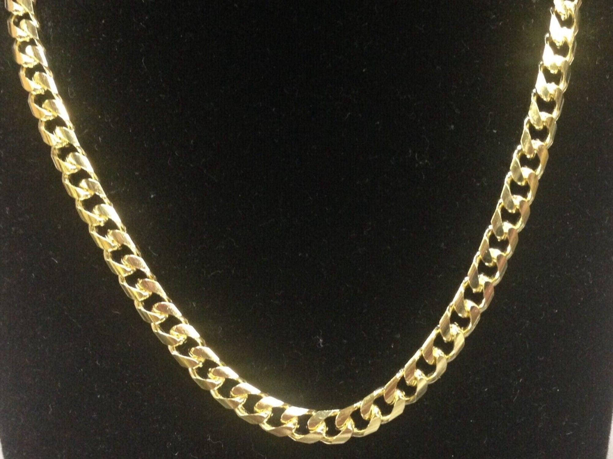 14K Gold 5mm Miami Cuban - Walmart.com