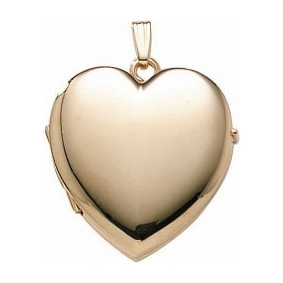 14K Gold Filled 4-Page Photo Heart Locket - 1-1/4 Inch X 1-1/4 Inch ...