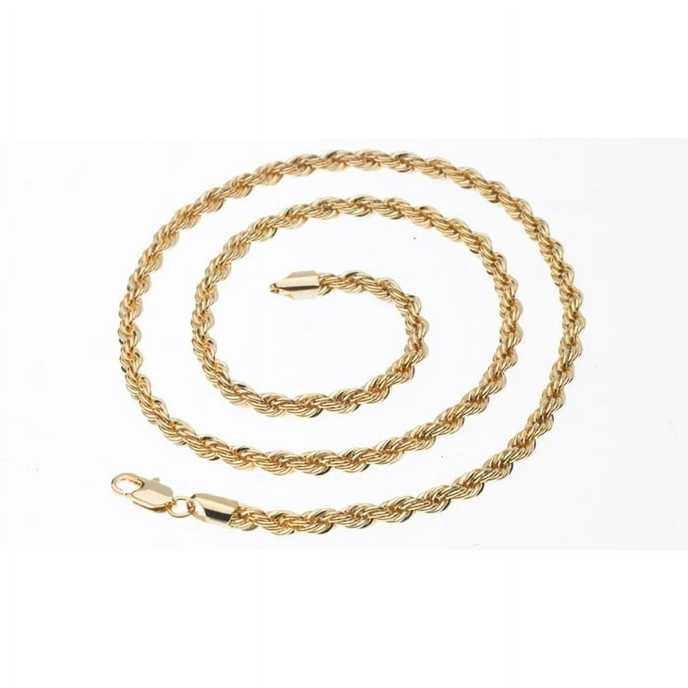 14K Gold Filled Rope Necklace 20" - Walmart.com