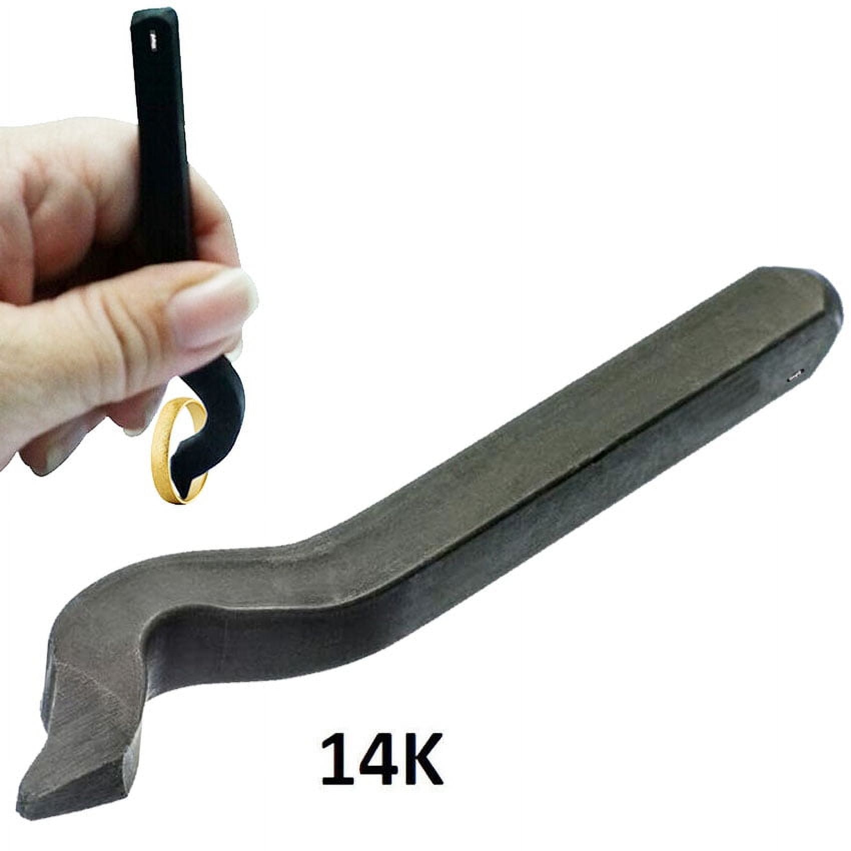 14K Gold Marking Stamp Bent Ring Inside Jewelry Marking Metal Steel ...