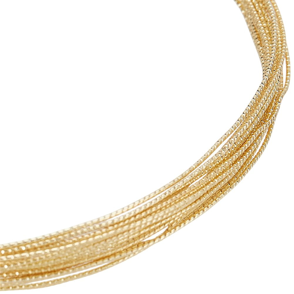 14K Gold Plated 22 Gauge 0.6mm Twist Wire 16.4 Feet/Roll Half Hard ...