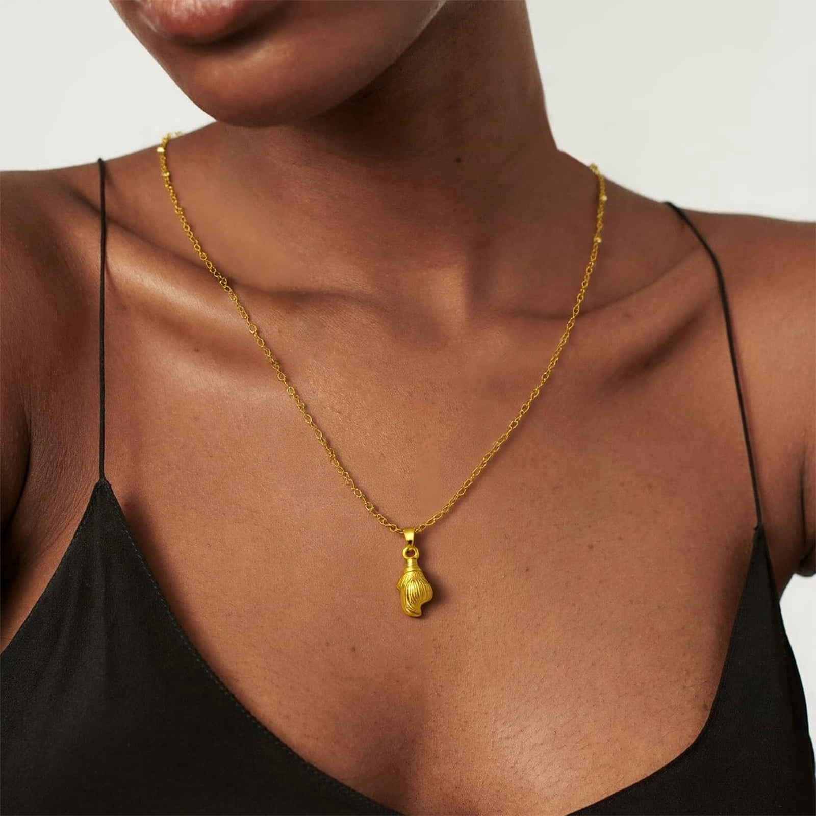 14k Gold Plated Conch Shell Necklace For Women, Dainty Waterproof Ocean ...