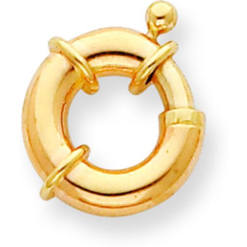 14K Gold Spring Ring Clasp (11.00Mm To 22.00Mm) - Walmart.com